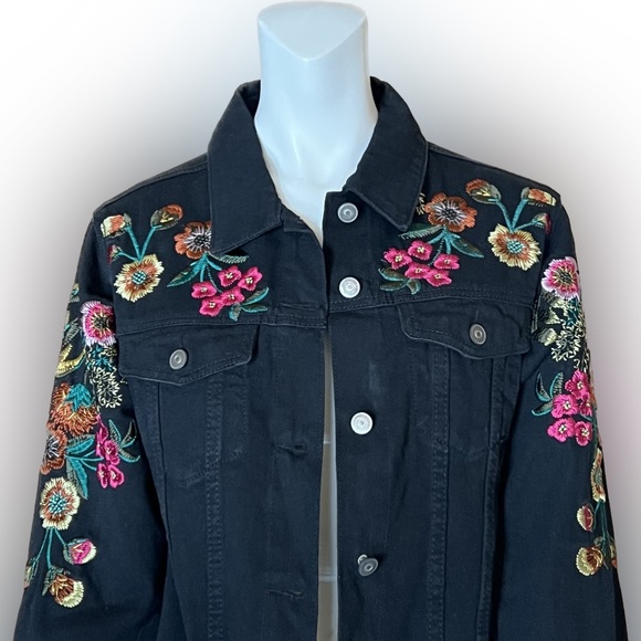 Gianni Bini | Jackets & Coats | Nwt Gianni Bini Black Denim Jacket ...